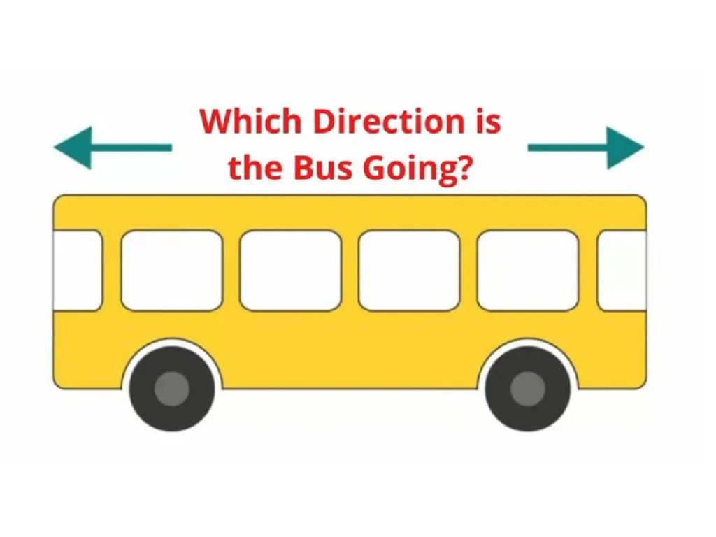 Brain Teaser Puzzle: Guess the direction in which the bus is moving ...